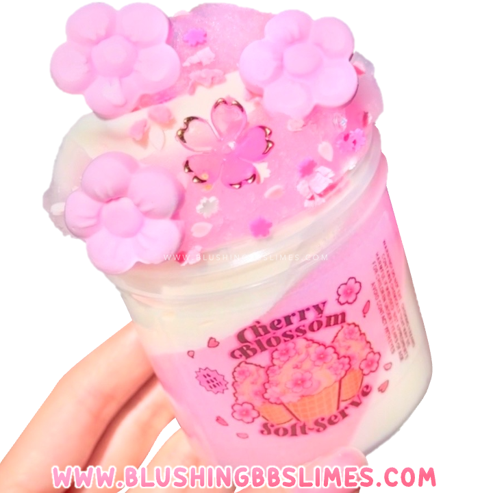 Cherry Blossom Soft Serve – BlushingBB Slimes