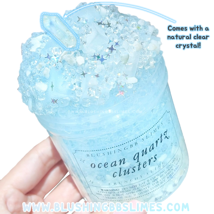 Ocean Quartz Clusters – BlushingBB Slimes
